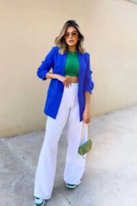 Vestirse de Azul, OUTFIT, looks, azul rey [2024 ]